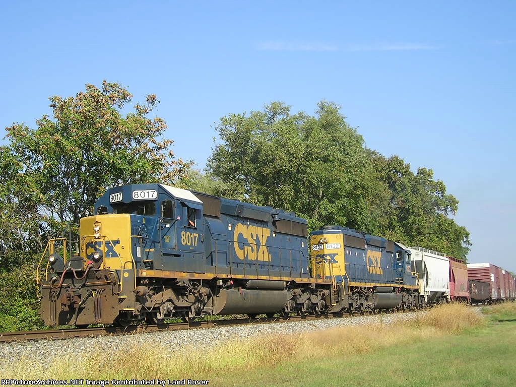 CSXT 8017 On CSX Q 501-24